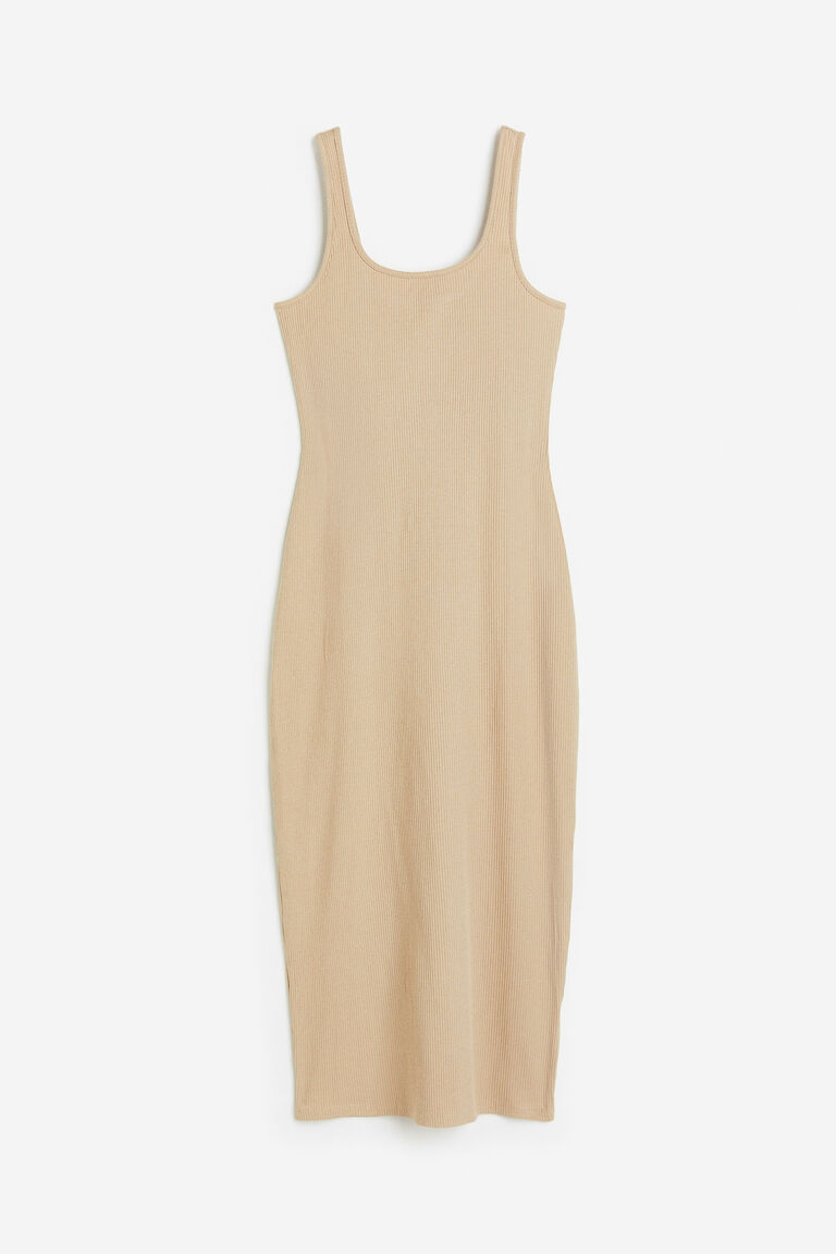 Ribbed bodycon dress