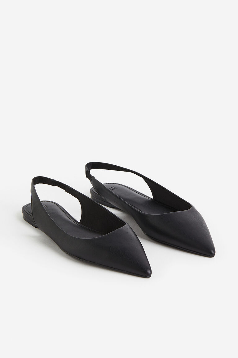 Slingback ballet pumps