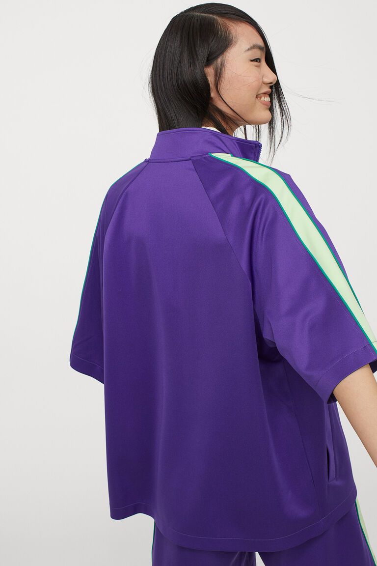 Oversized track jacket