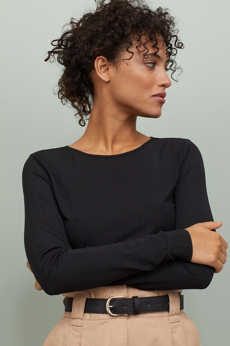 Top with a lace back