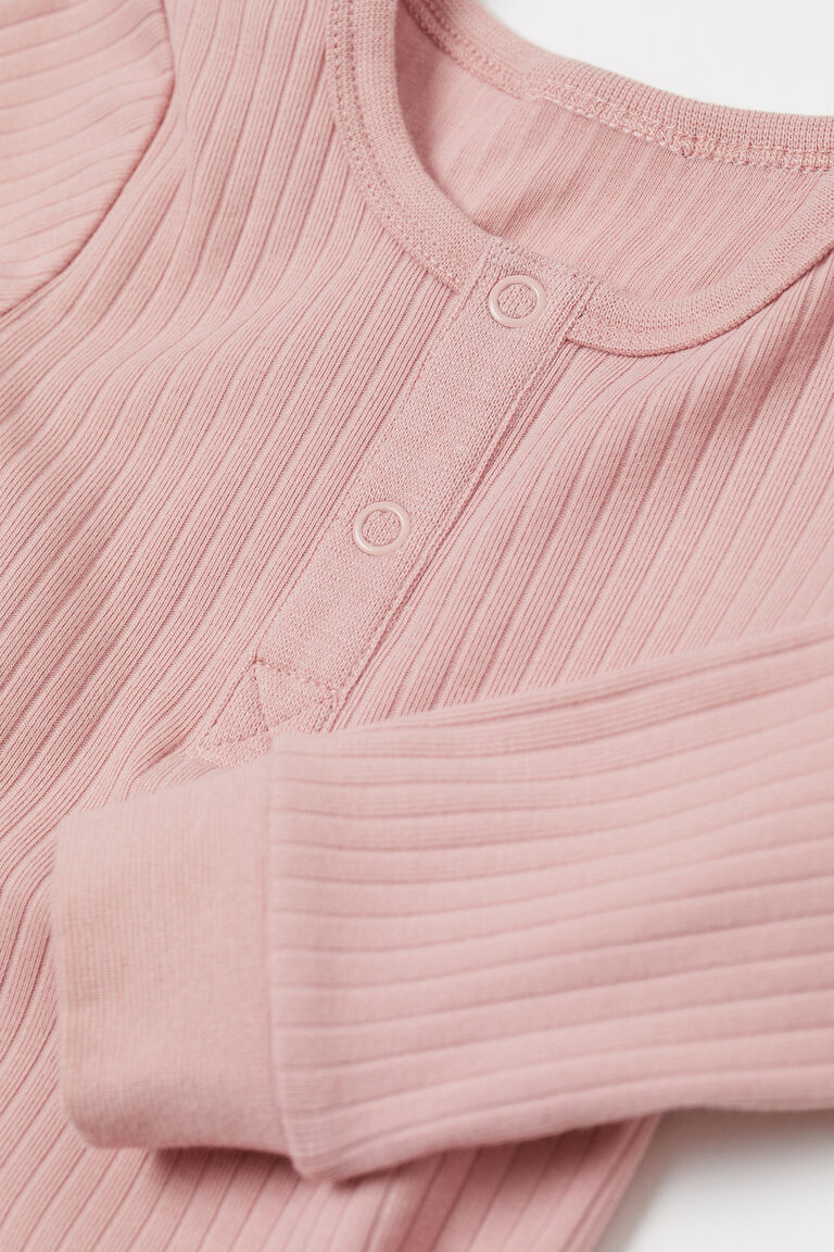 Ribbed cotton pyjamas