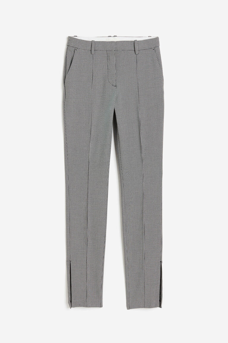 Slit-hem trousers