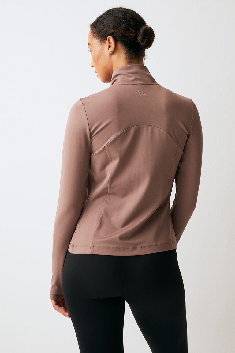 SoftMove™ Zip-through sports top