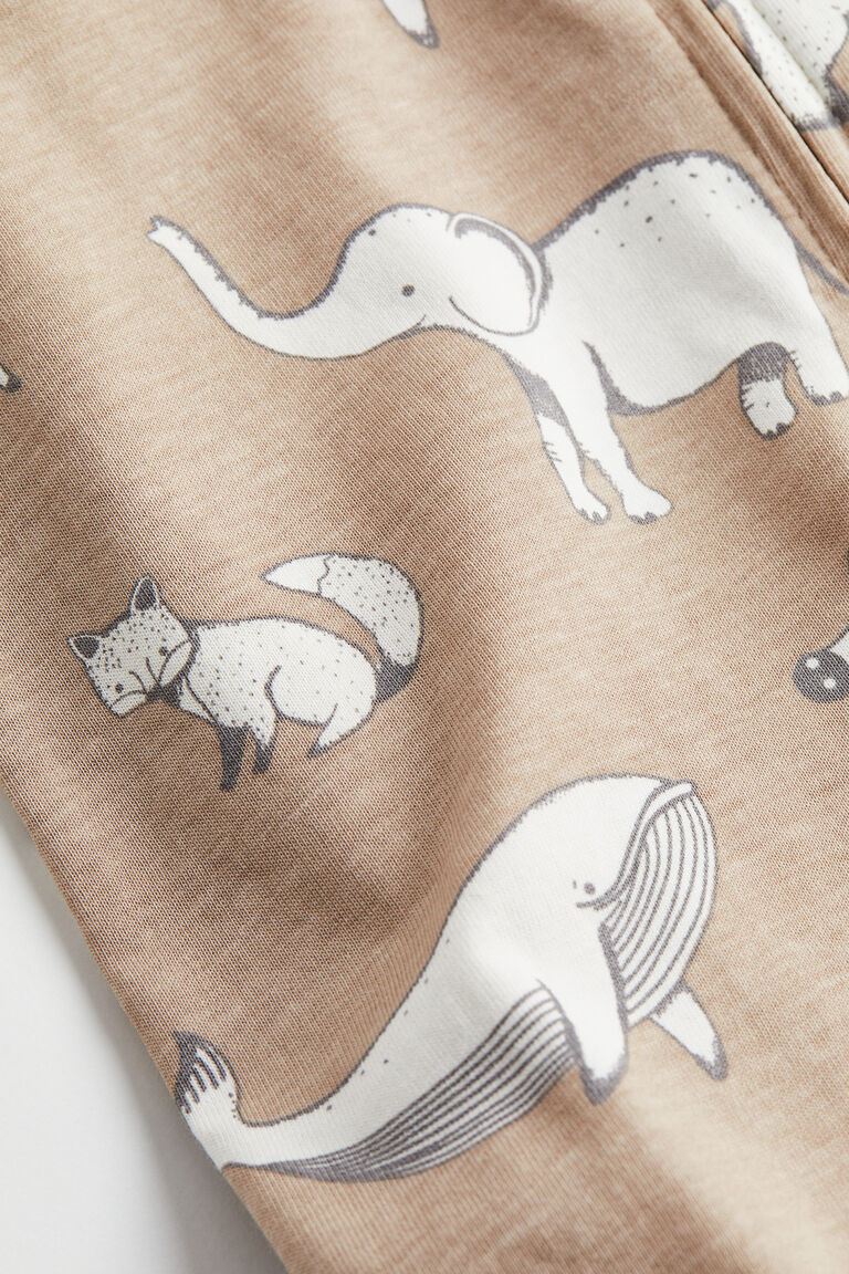 3-pack zip-up pyjamas