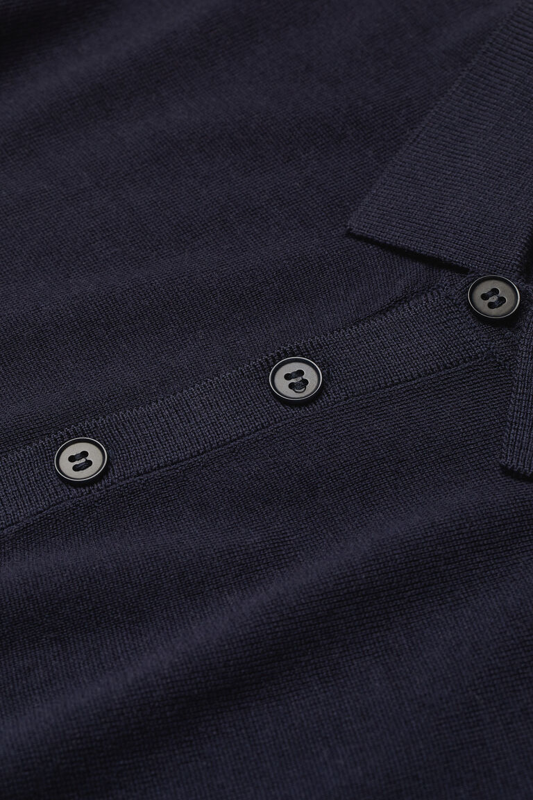 Wool polo shirt Muscle Fit