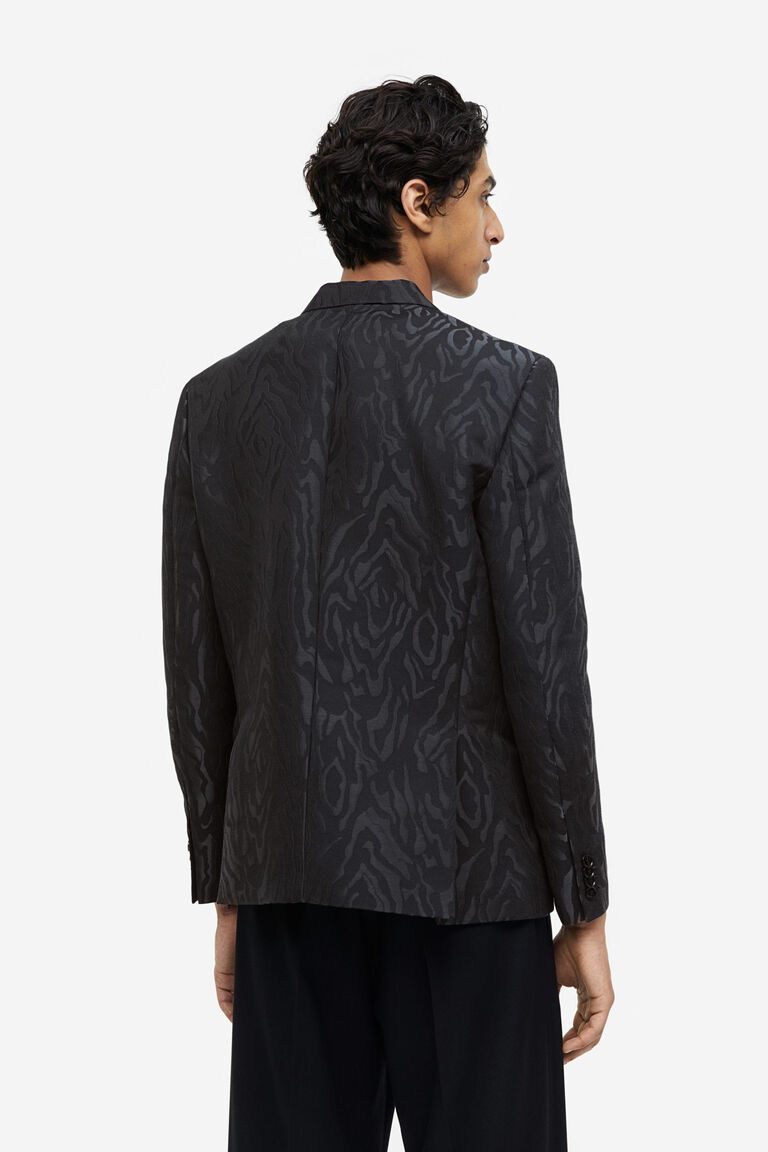 Regular Fit Jacquard-weave jacket