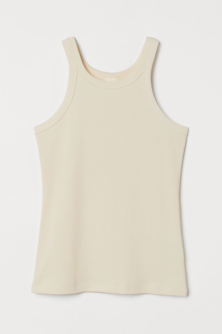 Ribbed vest top