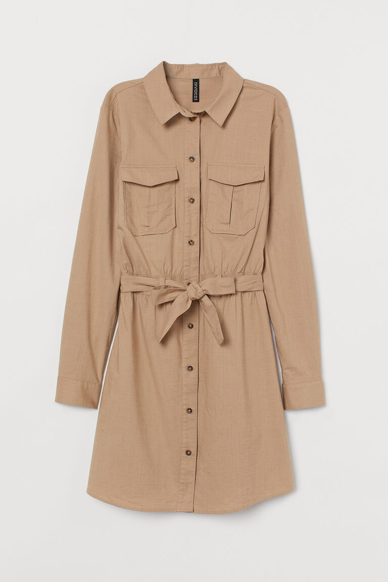 Cotton utility dress