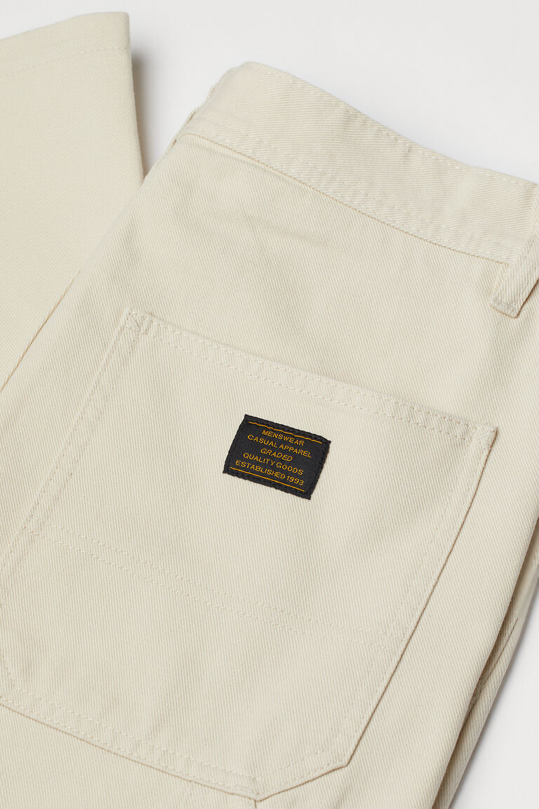 Cotton twill trousers