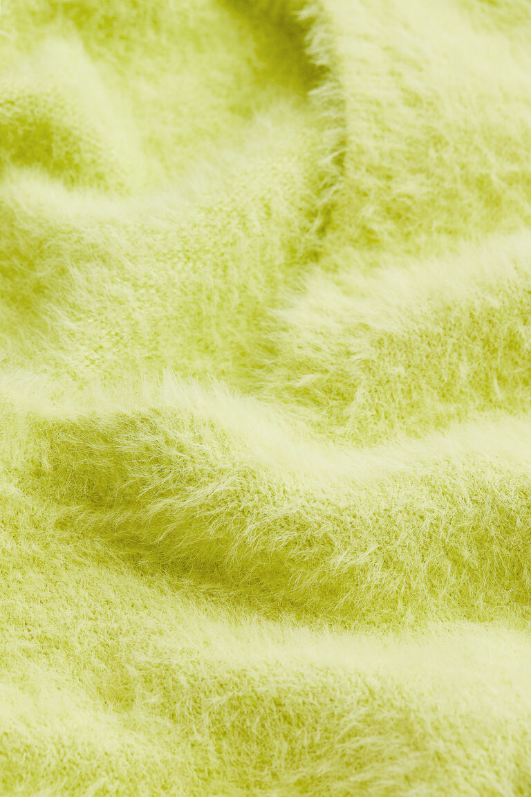 Fluffy-knit jumper