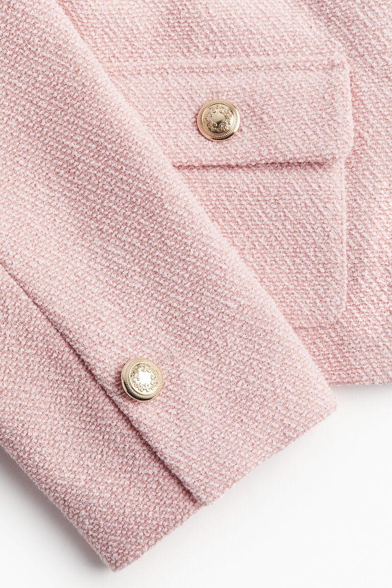 Textured-weave jacket