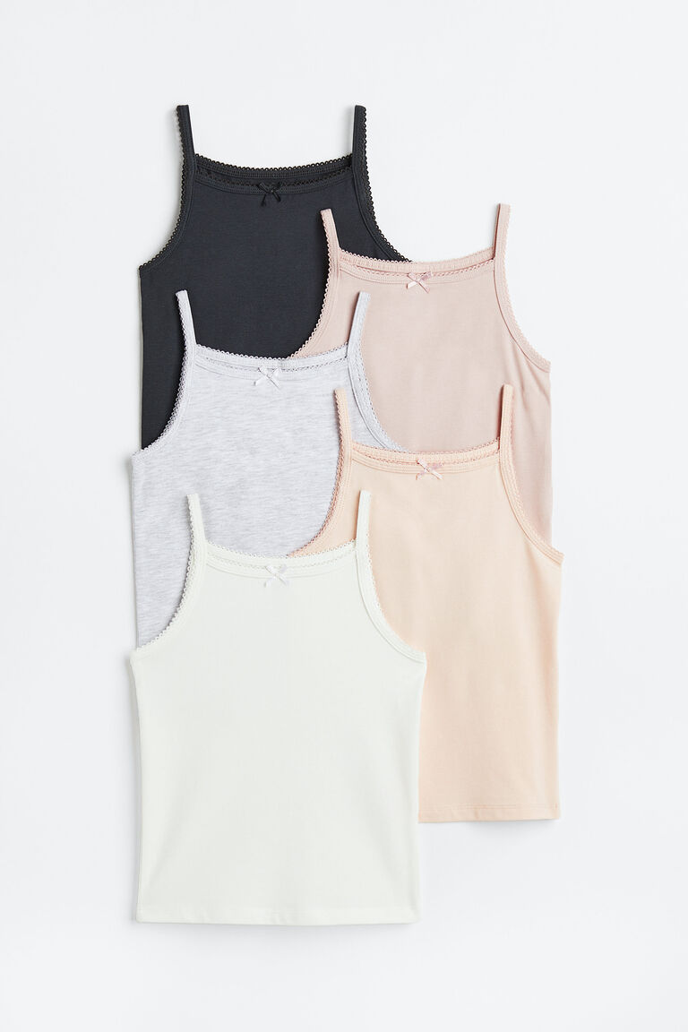 5-pack jersey vest tops