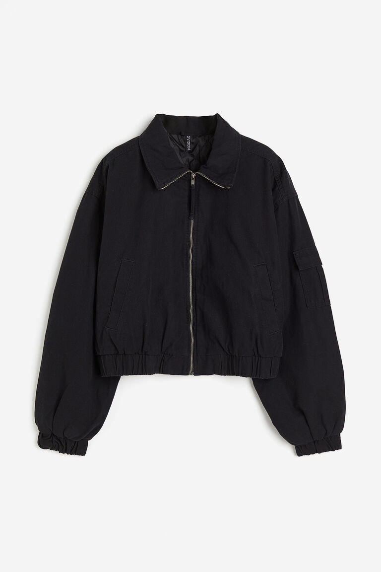 Padded bomber jacket
