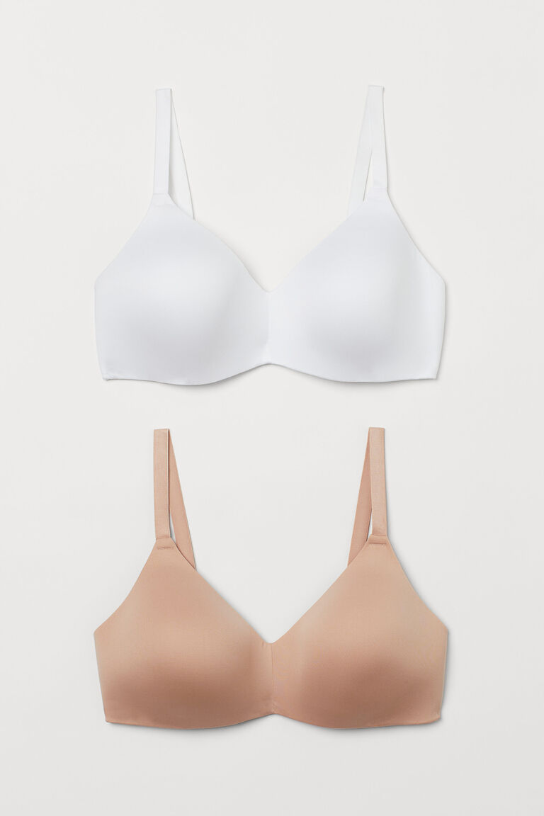 H&M+ 2-pack non-wired bras
