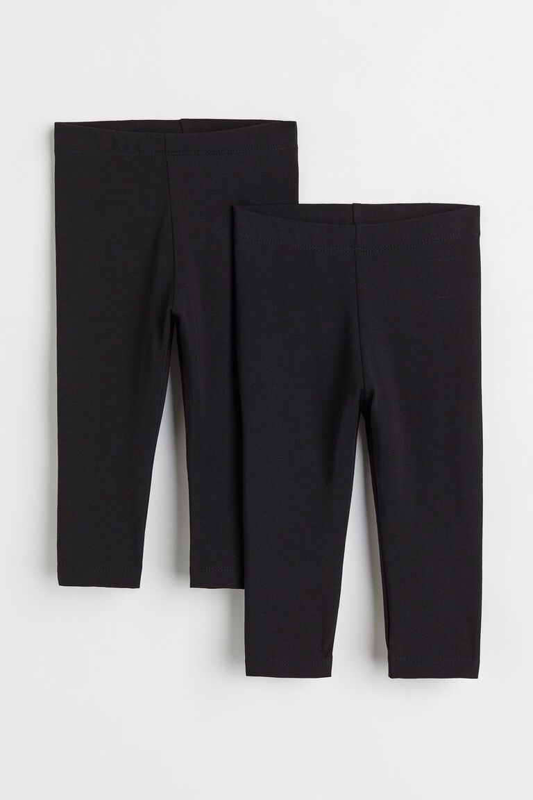 2-pack cotton leggings