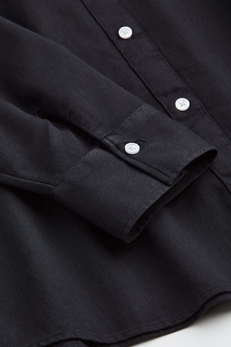 Oversized cotton overshirt