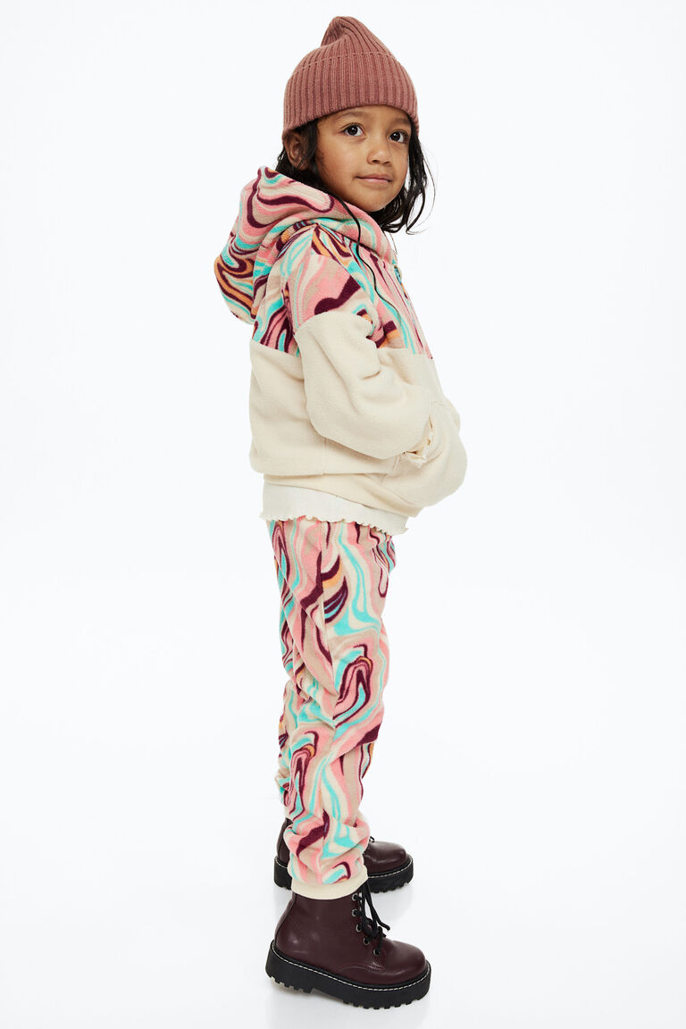 2-piece patterned fleece set