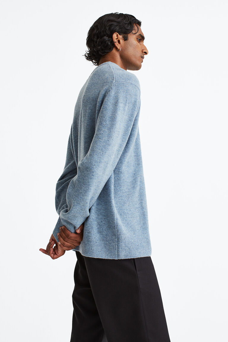 Knitted wool jumper