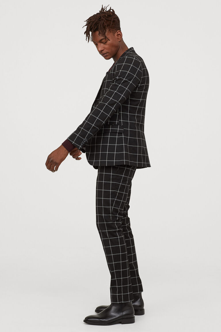 Checked jacket Skinny Fit