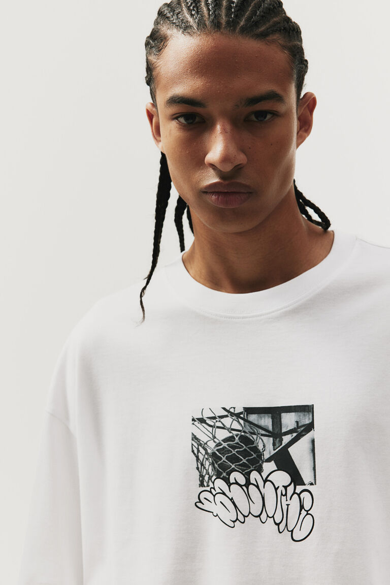 Oversized Fit Printed T-shirt