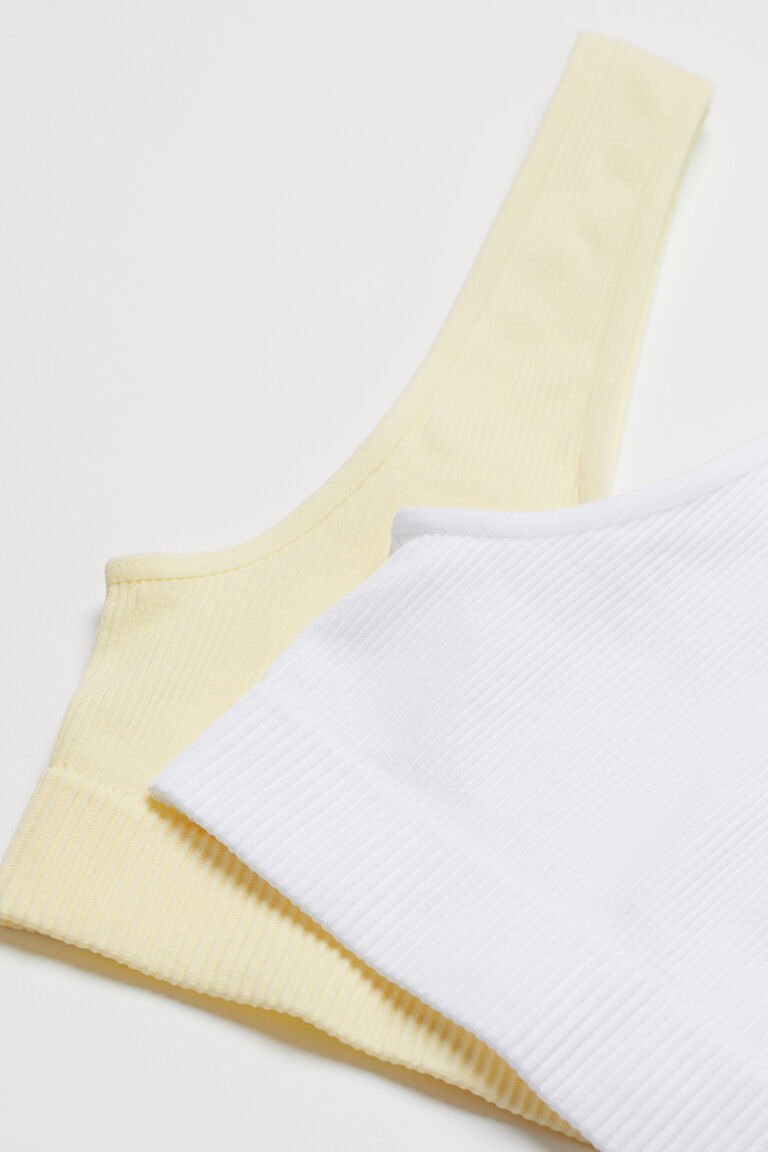 2-pack seamless bra tops