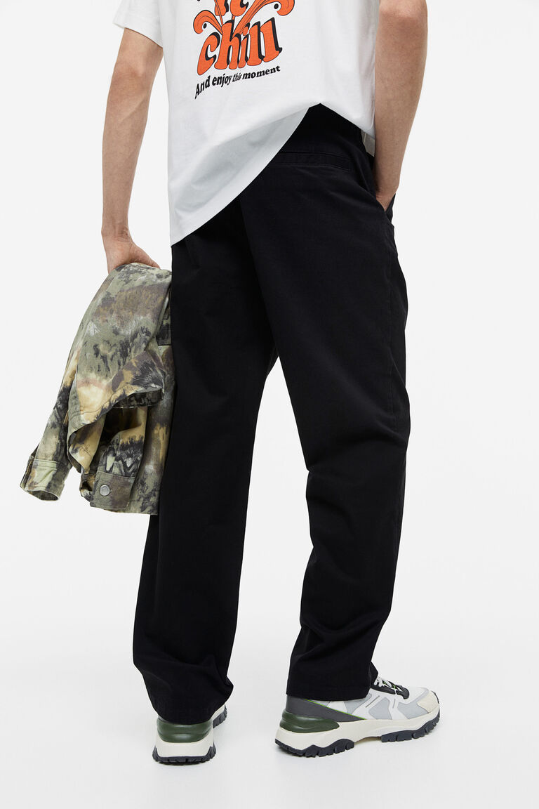 Relaxed Fit Cotton chinos
