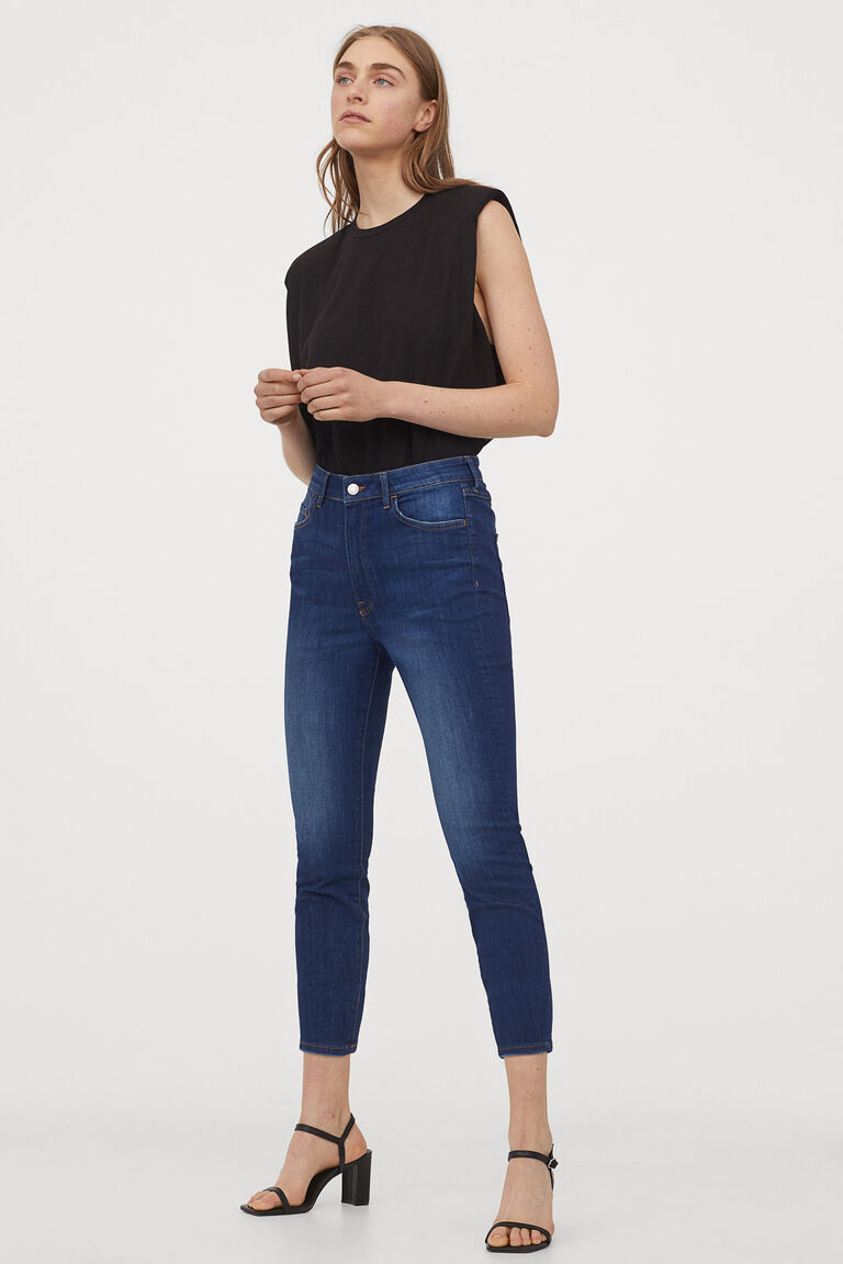 Skinny High Cropped Jeans