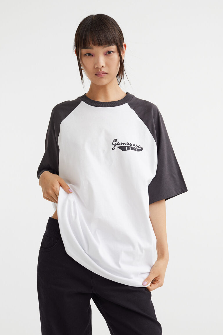 Oversized printed T-shirt