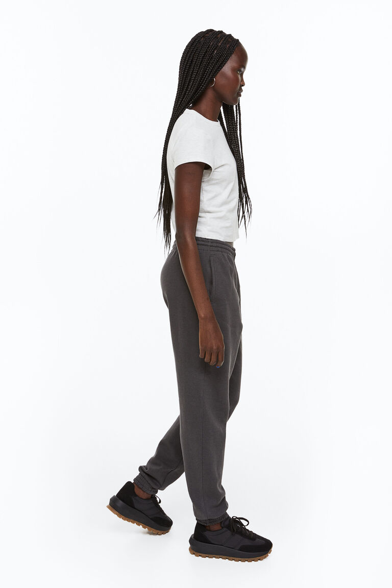 High-waisted joggers