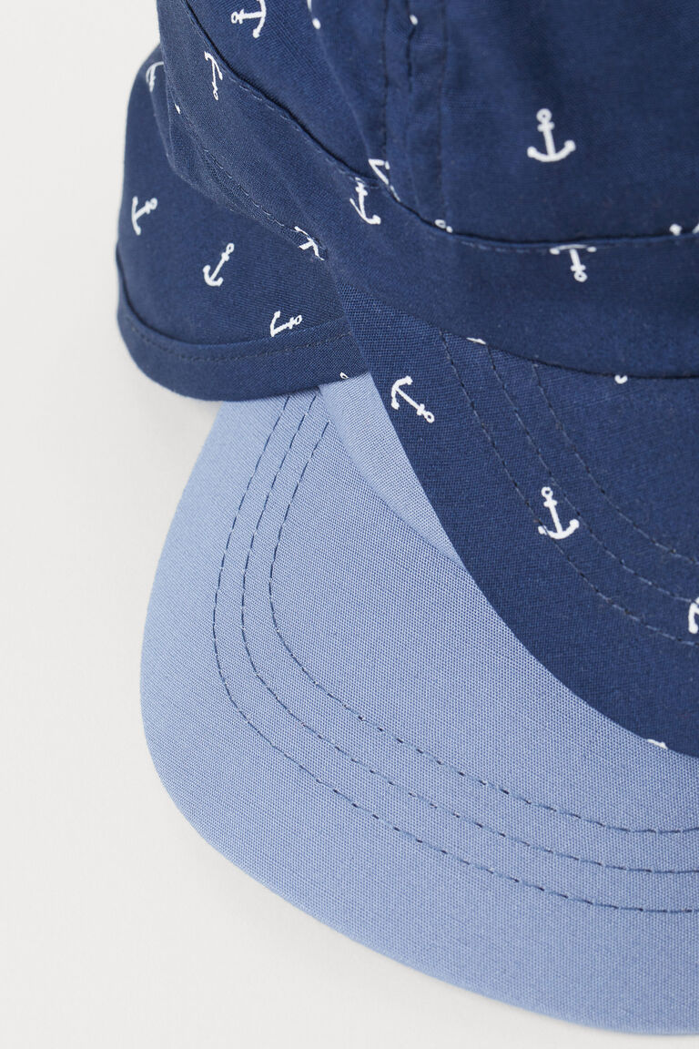 2-pack cotton sun caps