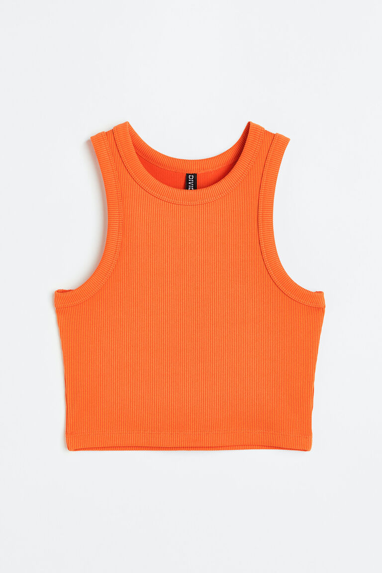 Cropped vest top