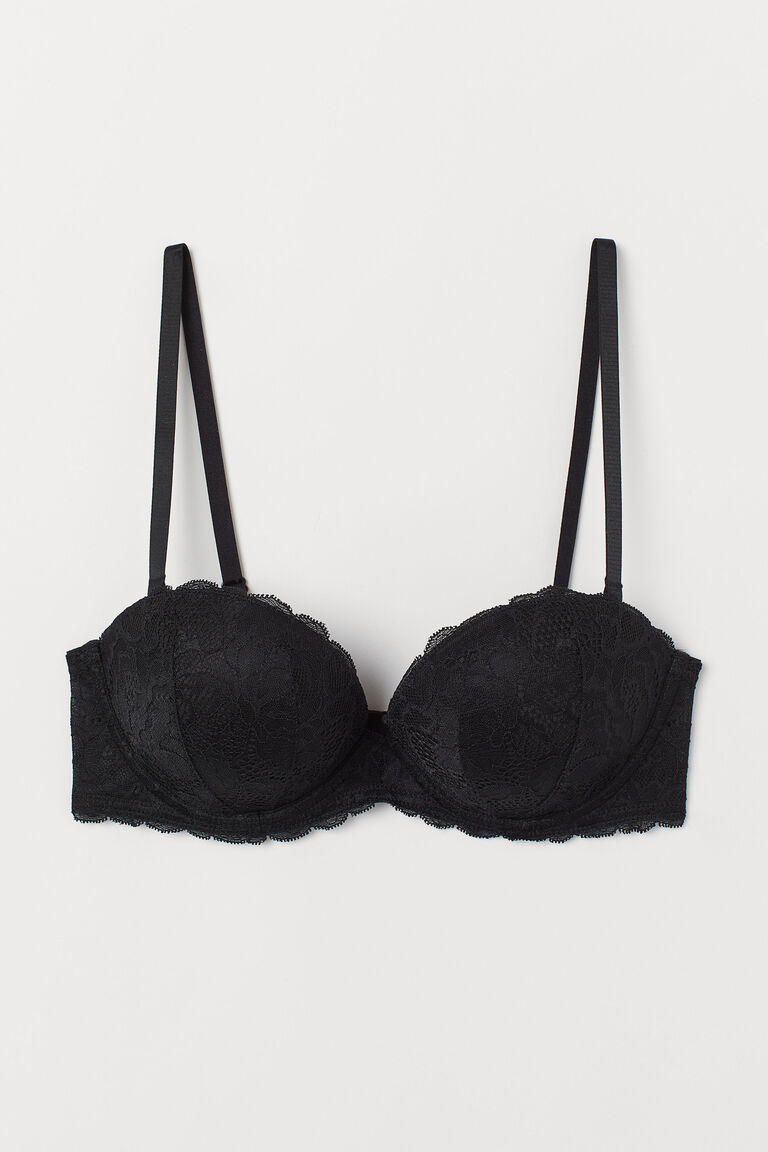 Super push-up balconette bra