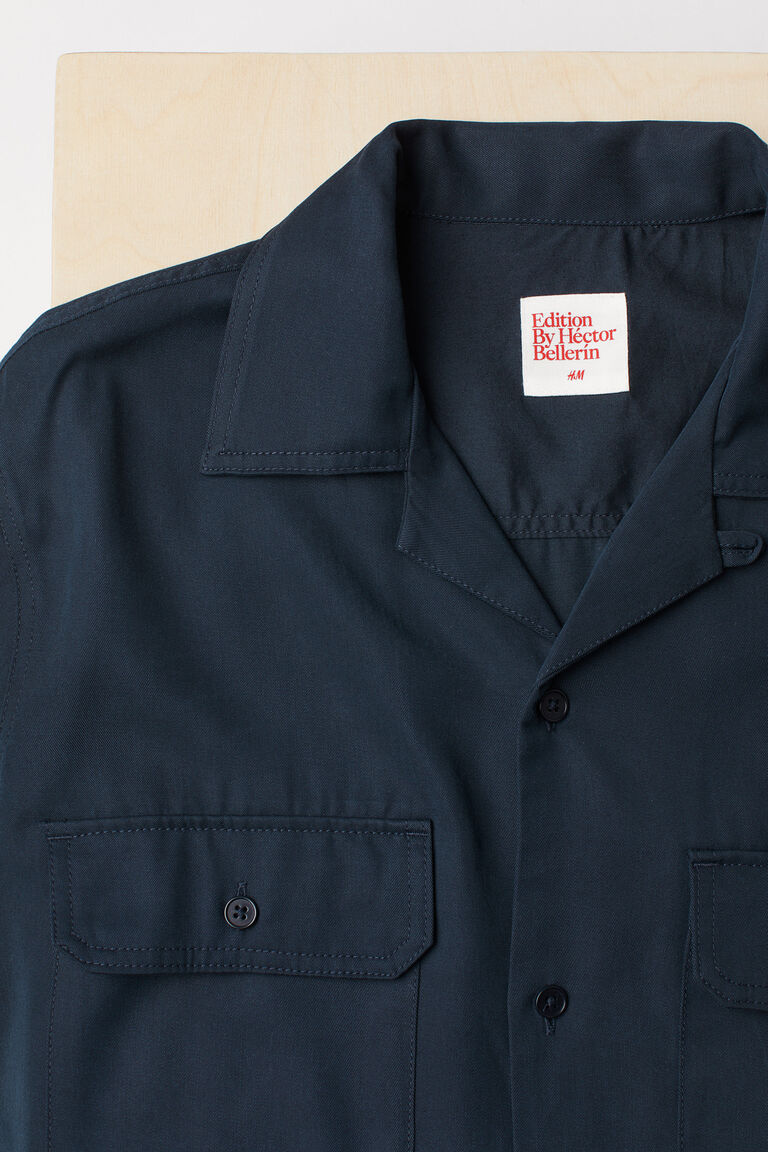 Resort-collar shirt
