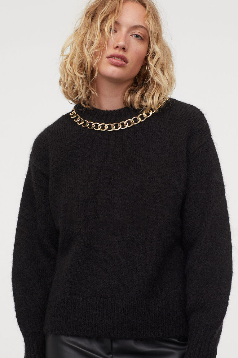Chain-detail jumper