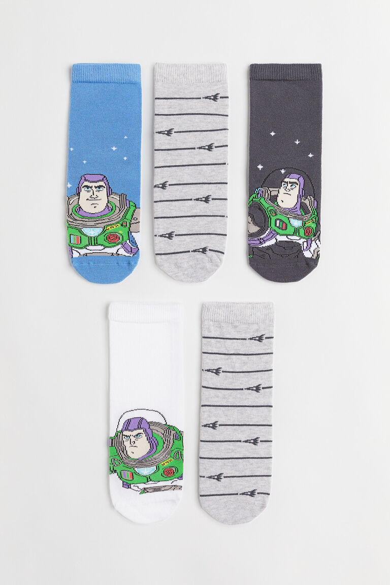 5-pack patterned socks
