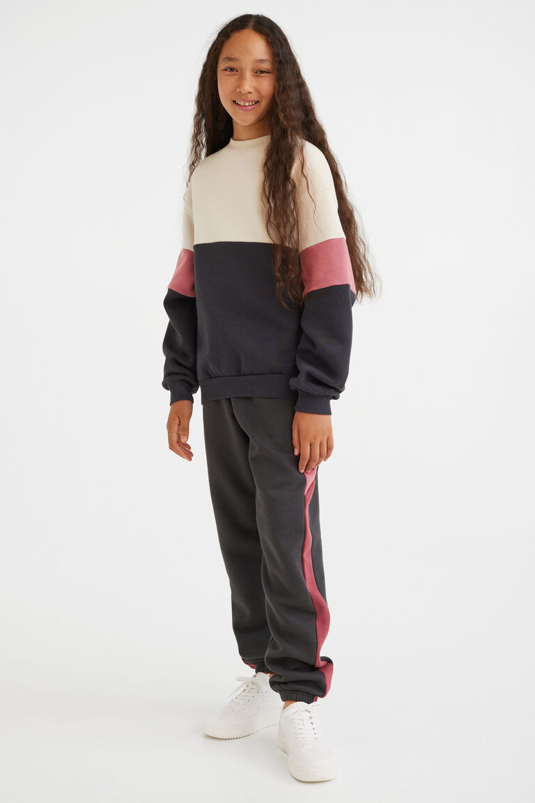 Block-coloured sweatshirt