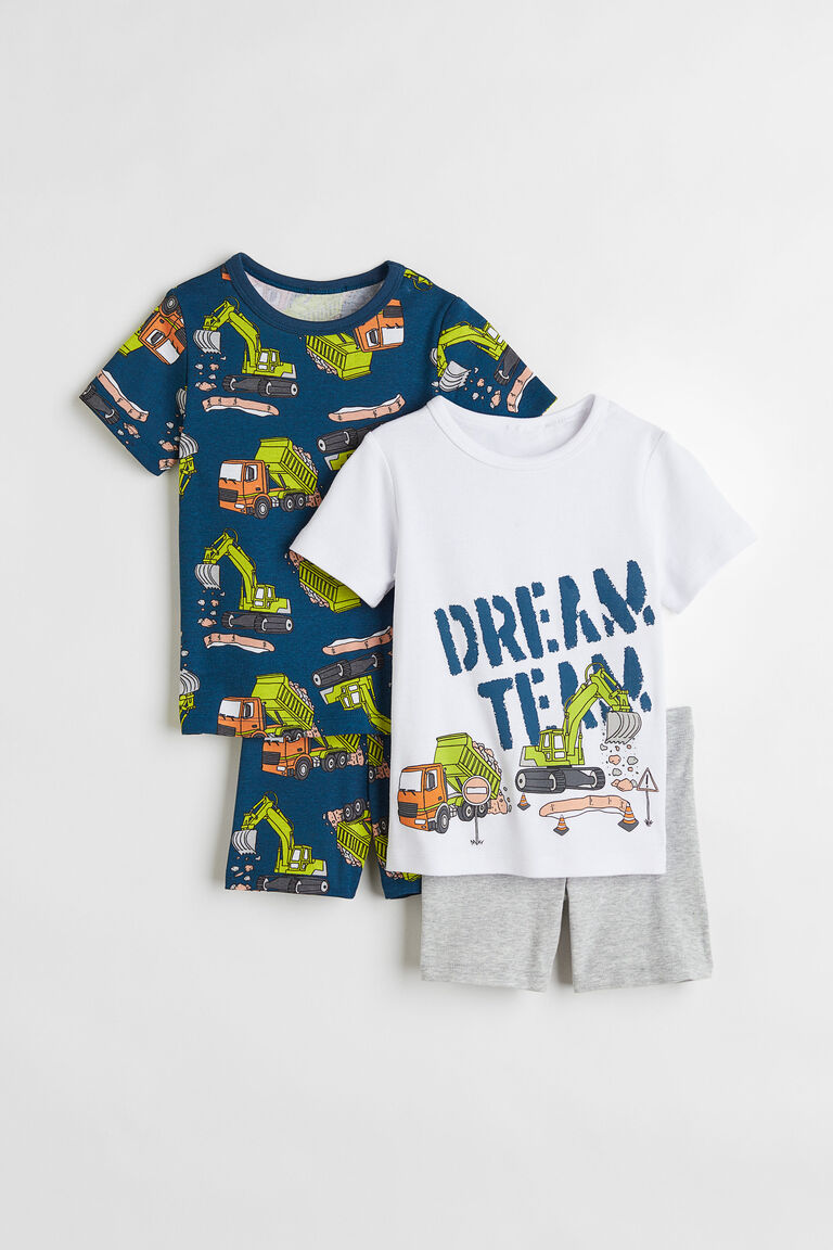 2-pack jersey pyjamas