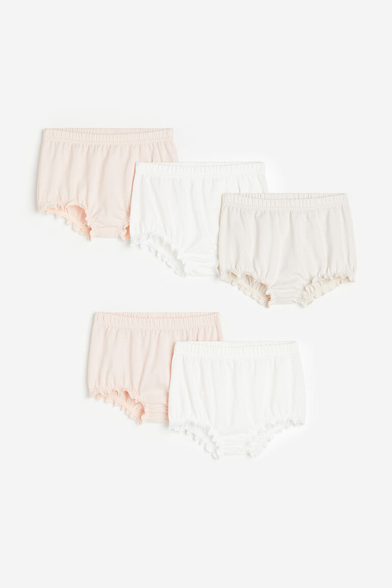 5-pack cotton jersey bloomers