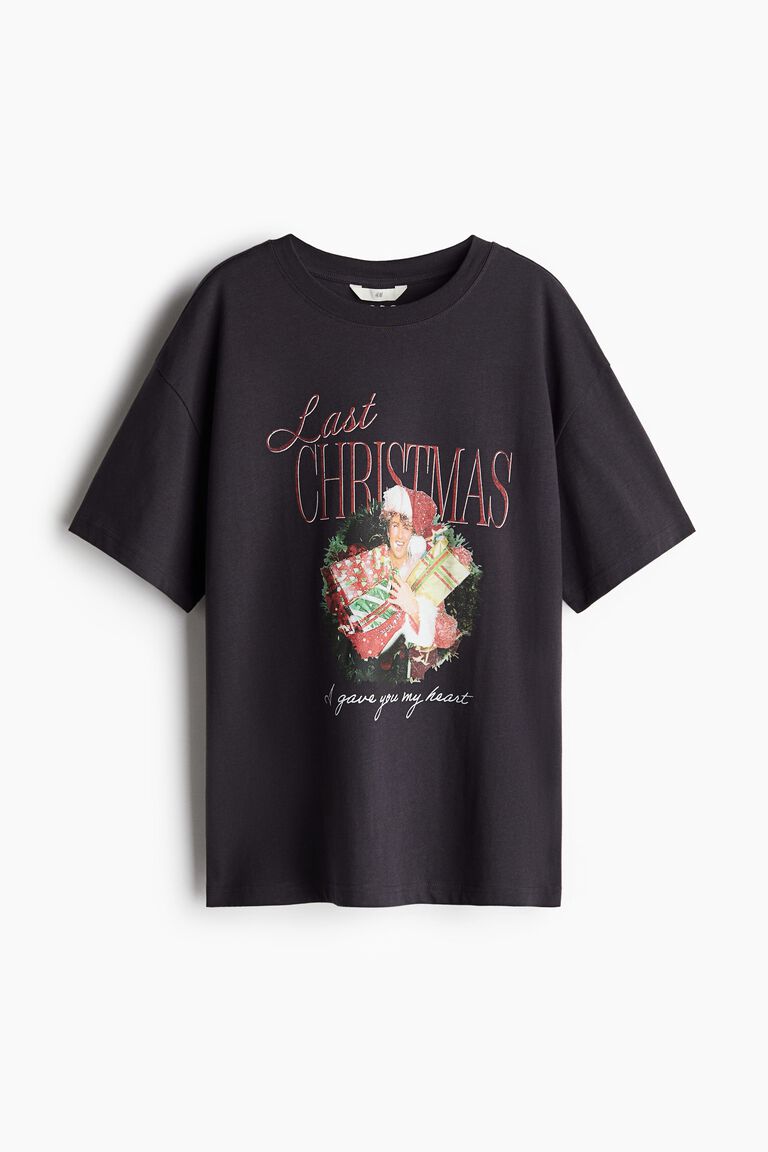 Oversized printed T-shirt