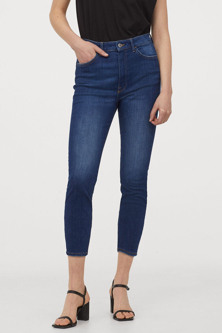 Skinny High Cropped Jeans
