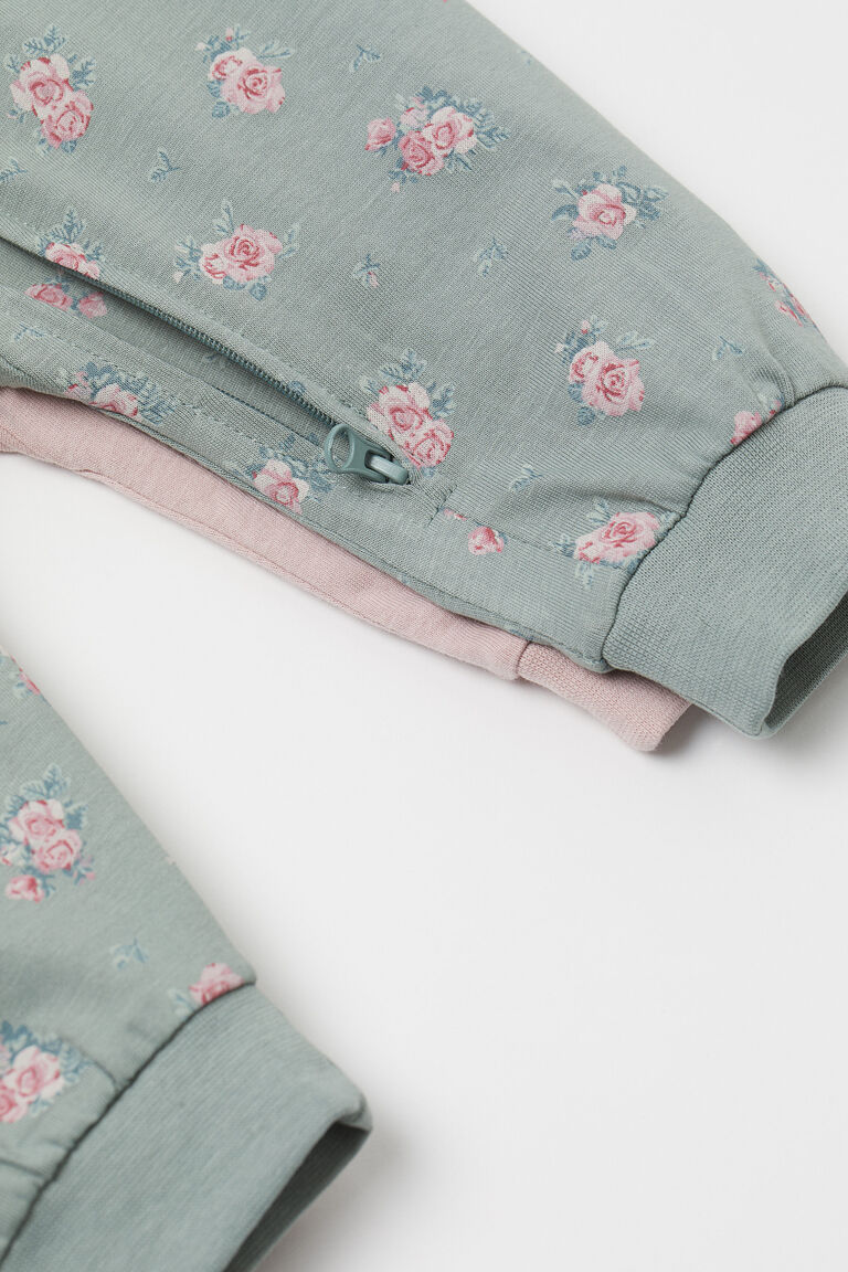 2-pack zip-up pyjamas