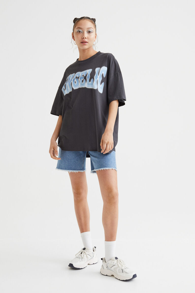 Oversized printed T-shirt