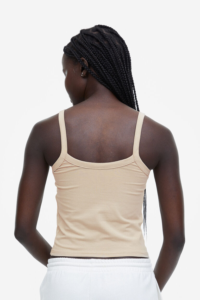 Cotton vest top