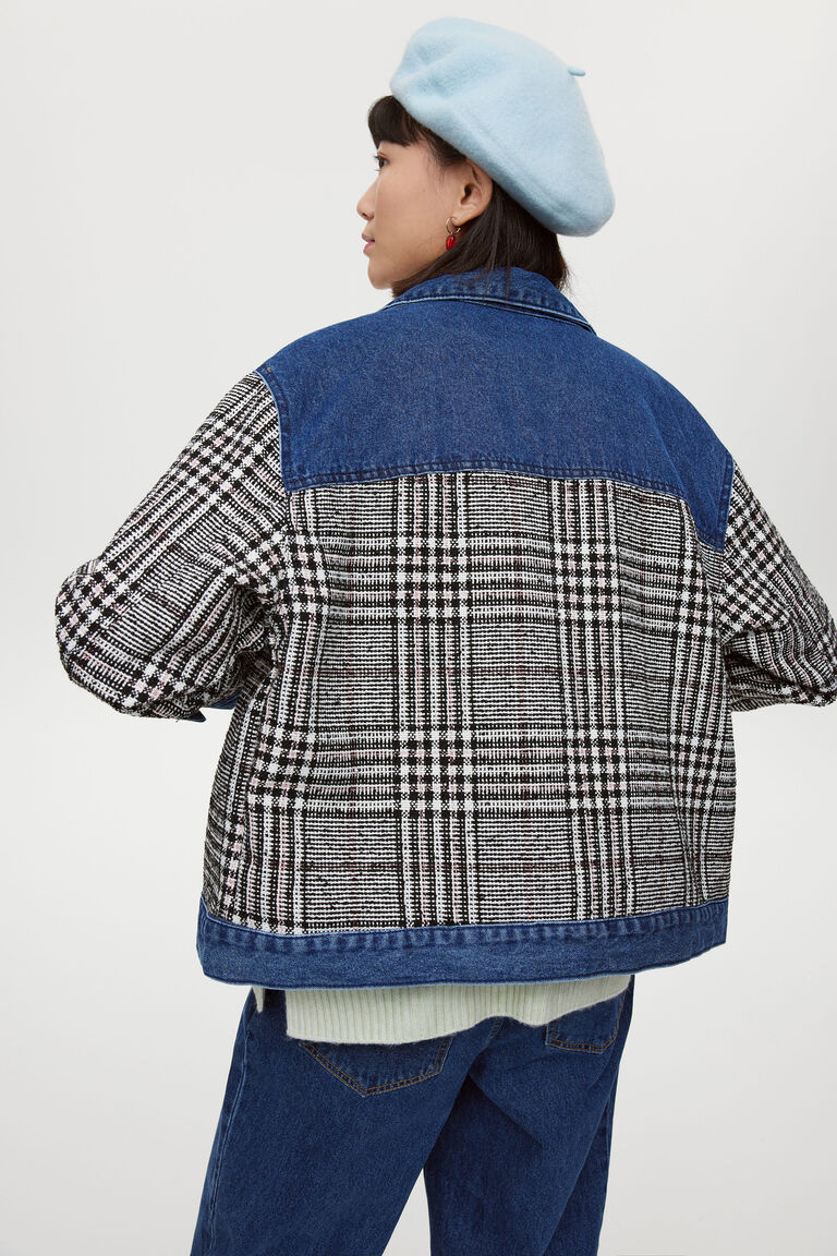 Textured-weave jacket