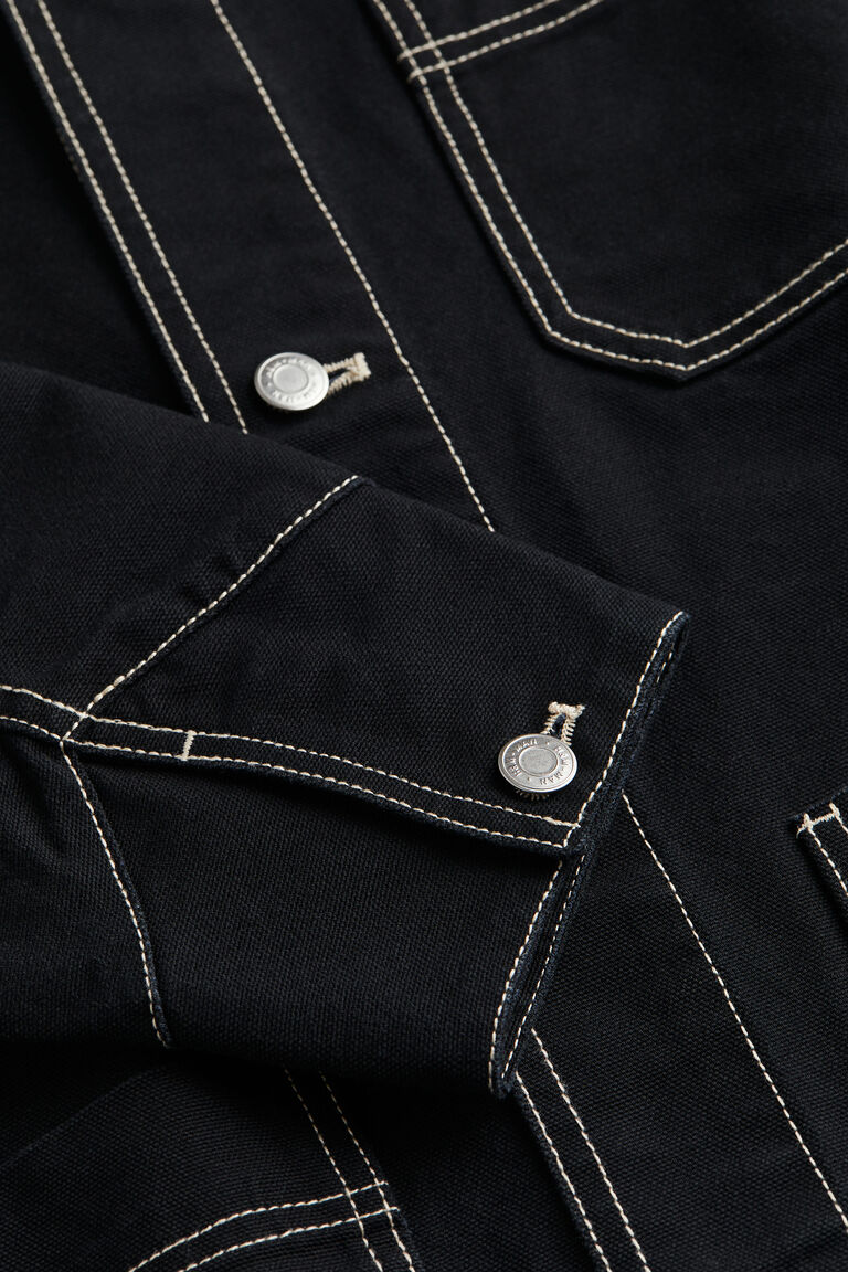 Regular Fit Cotton canvas shacket