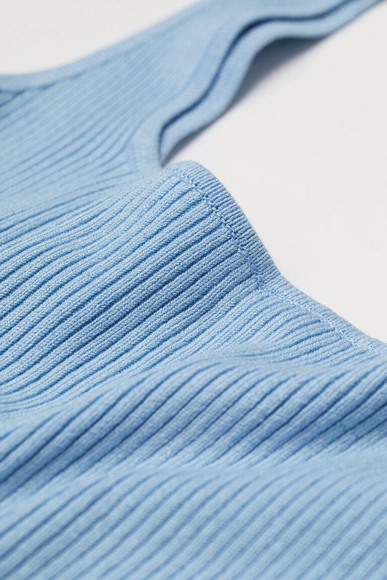 Rib-knit vest top