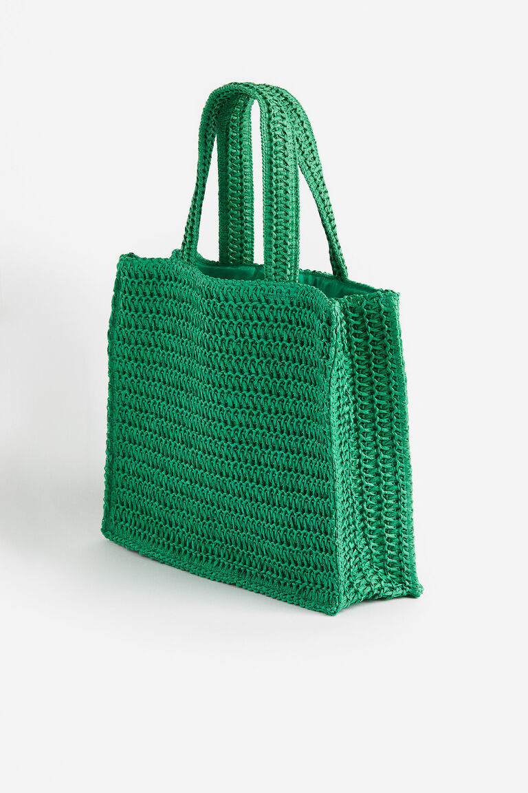 Large straw shopper