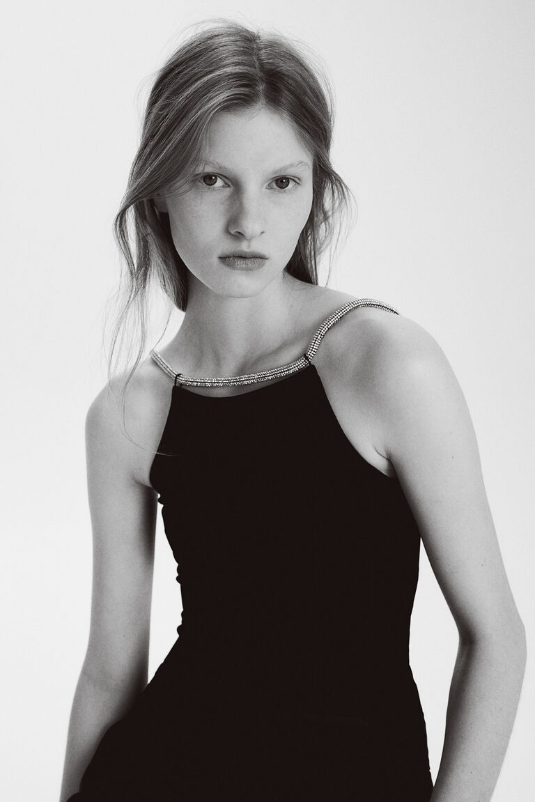 Rhinestone-strap body