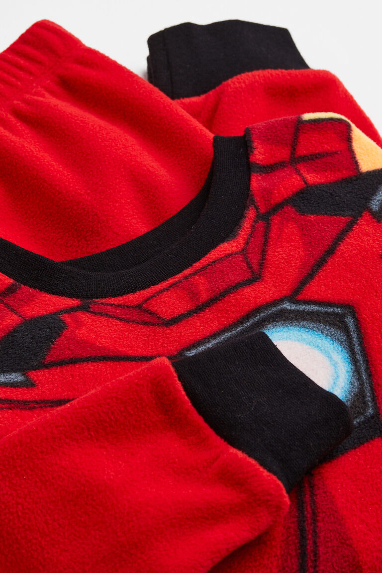 Printed fleece pyjamas