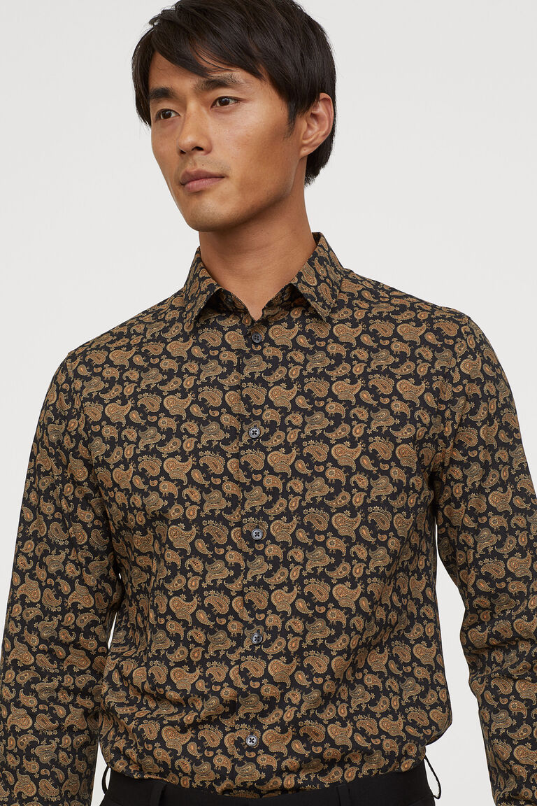 Patterned shirt Slim Fit